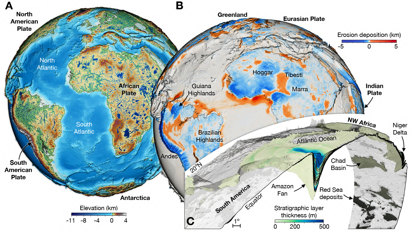 Most detailed geological model reveals Earth’s past 100 million years ...