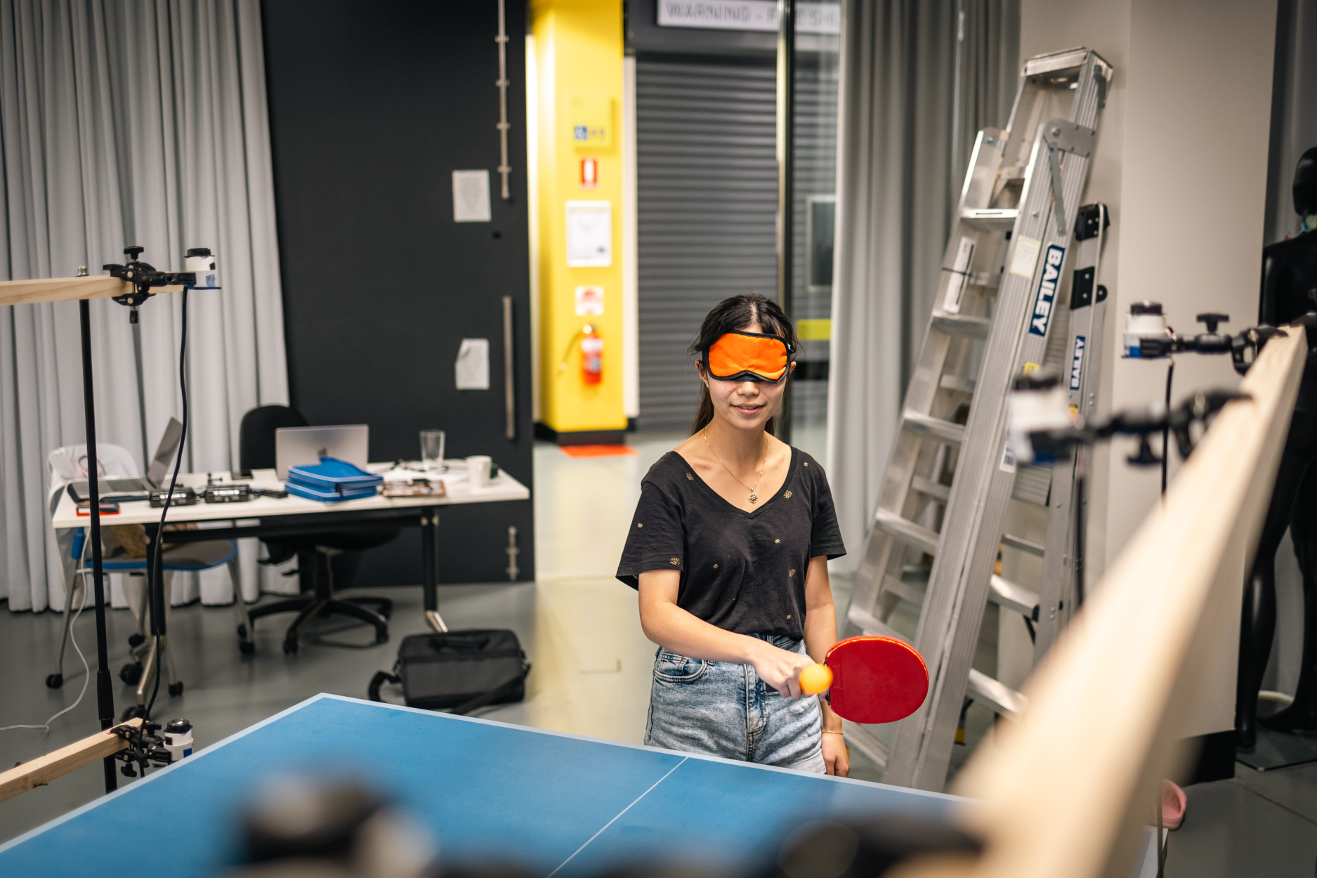 Student developing way for the blind to play ping pong using sound ...