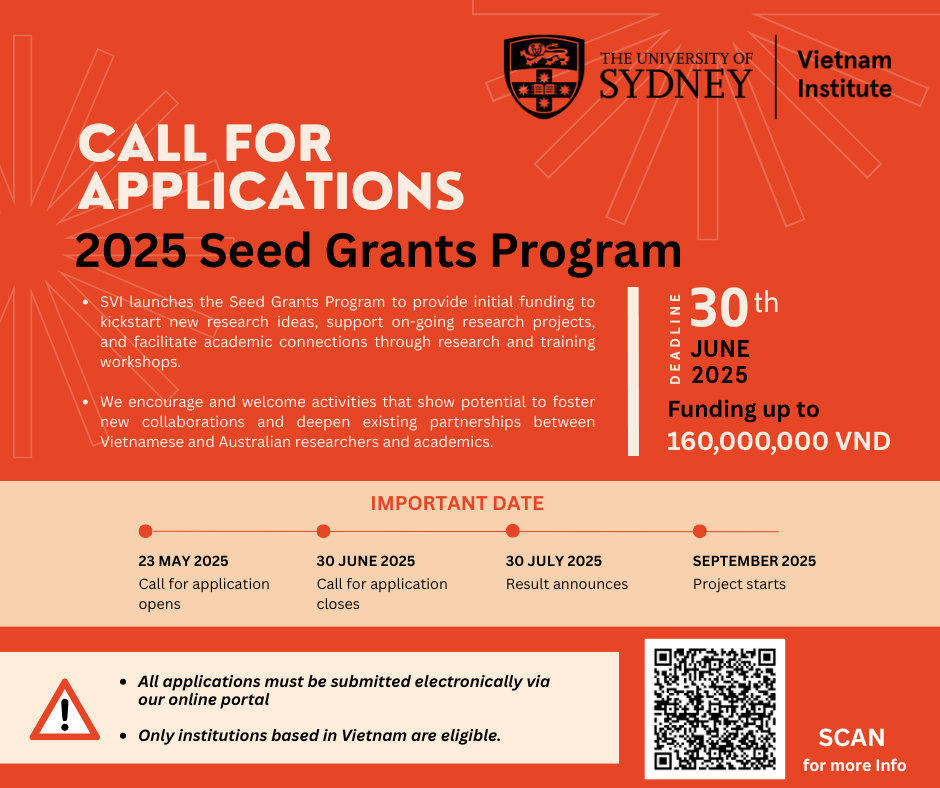 2025 Seed Grants Program - Call for Application