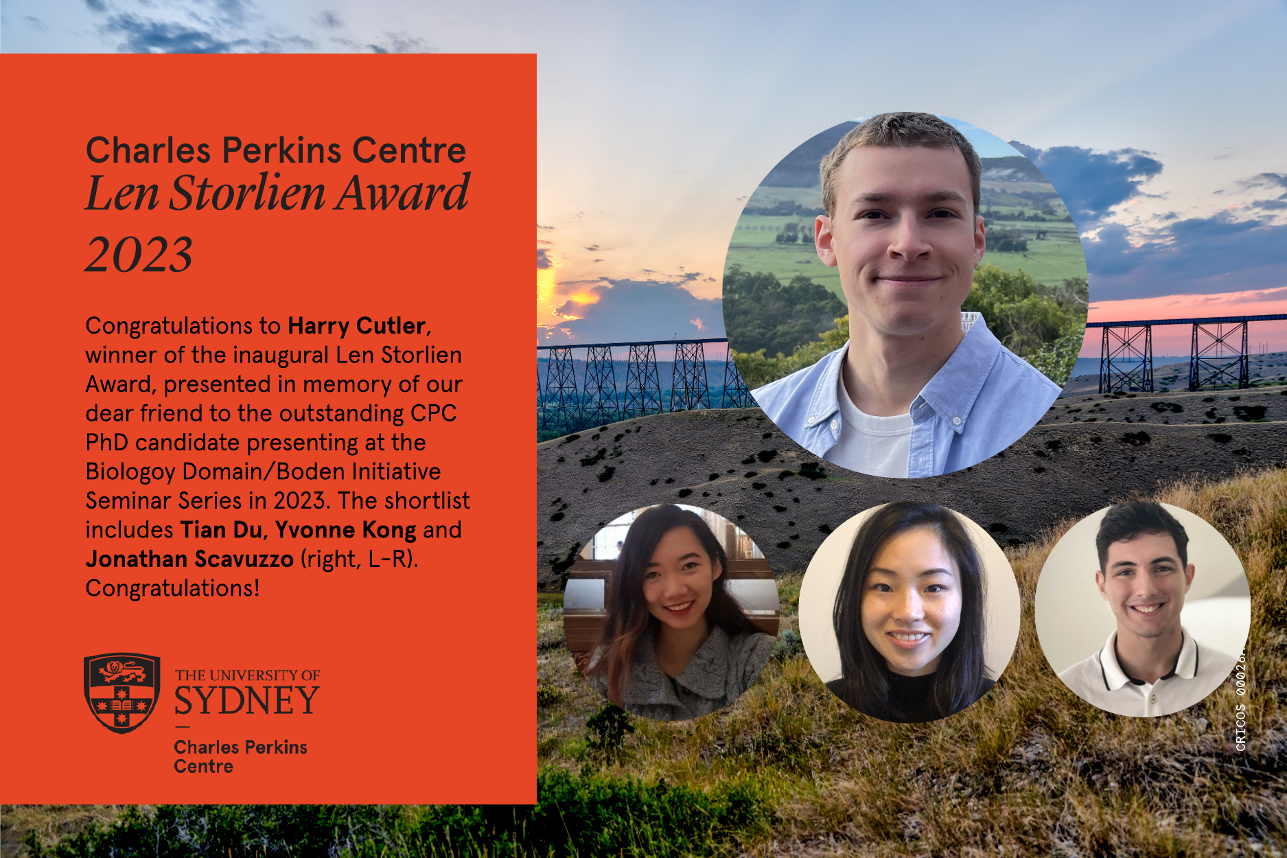 Len Storlien Award 2023 - The University of Sydney