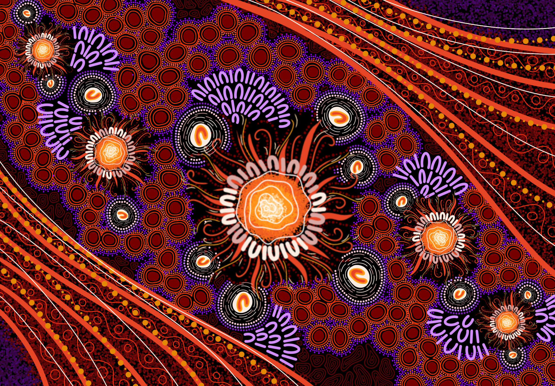 Mardi Gras Parade 2025: Sydney student designs striking jacaranda artwork